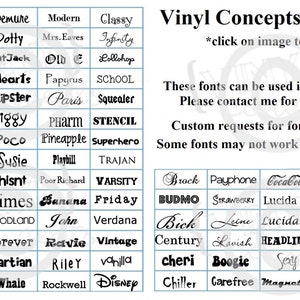 Four Small Monogram Frame Vinyl Wall Art - Etsy