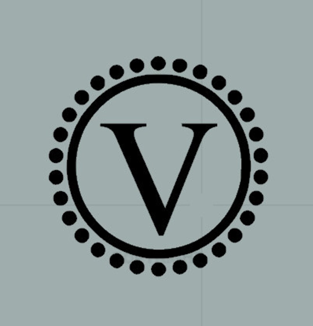 One 11 Monogram Frame Vinyl Wall Art - Etsy