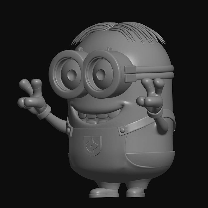 Minion 3D Model STL, Funny Cartoon Figurine (digital Download) - Etsy