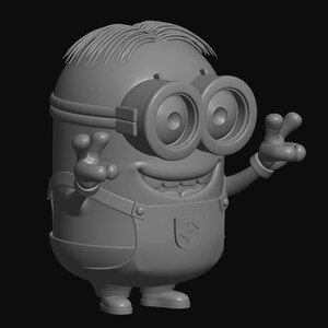 Minion 3D Model STL, Funny Cartoon Figurine (digital Download) - Etsy