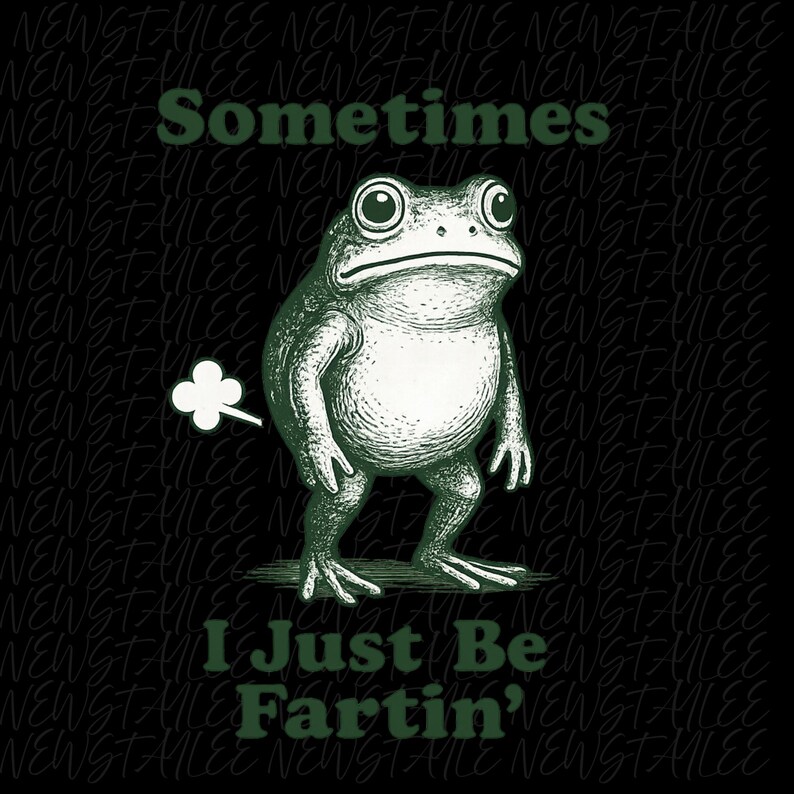 Funny Farting Frog Meme PNG, Humor Graphic (digital Download - Etsy