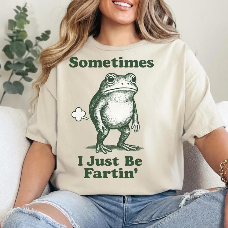 Funny Farting Frog Meme PNG, Humor Graphic (digital Download - Etsy
