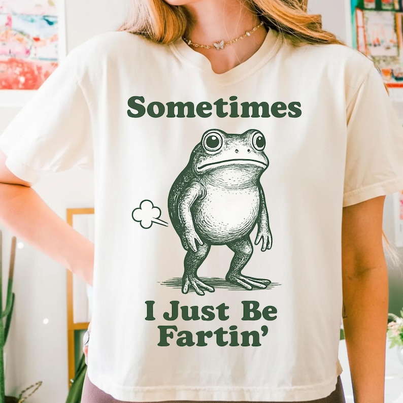 Funny Farting Frog Meme PNG, Humor Graphic (digital Download - Etsy