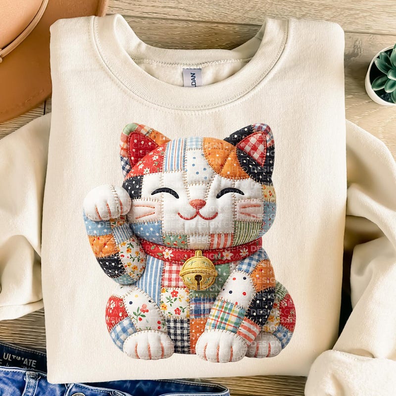 Patchwork Cats - Etsy