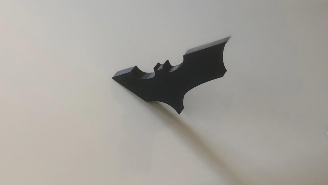 Batman Batarang Magnet - 3D Printed Bat Boomerang Fridge Magnet - Dark ...