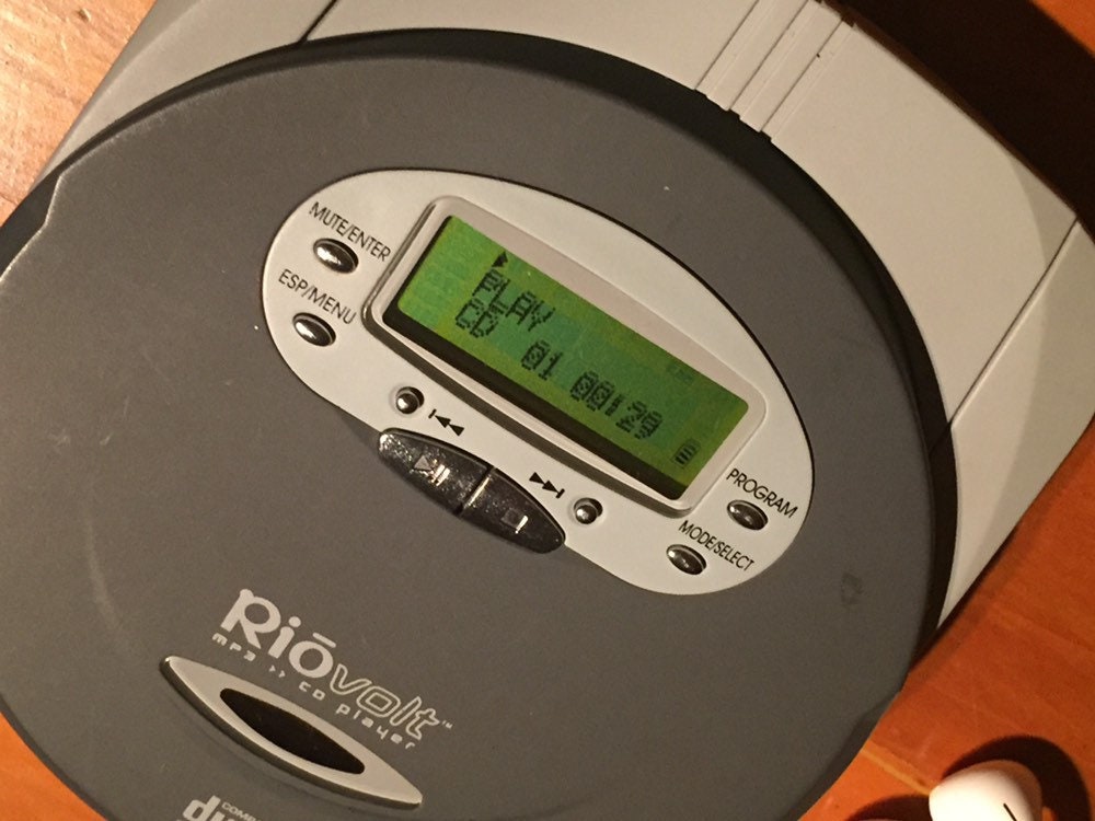 SALE Portable Cd Player Rio Volt Mp3 Digital Portable CD - Etsy