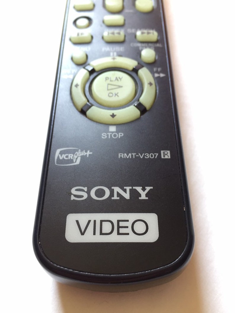 Sale Original SONY Remote Control RMT-V307 Sony Video Vcr Video ...