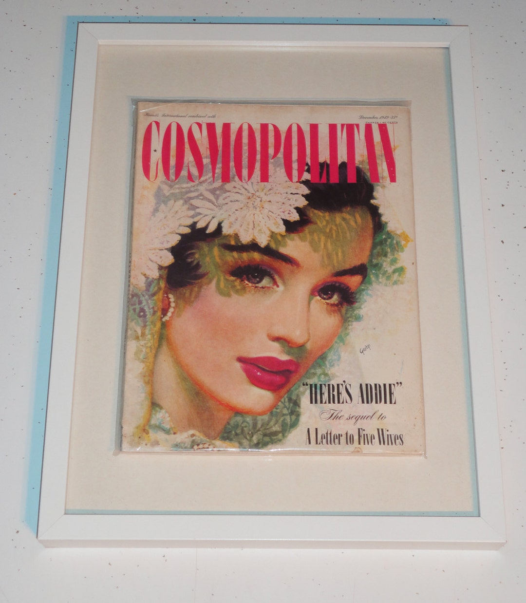 1949 Original COSMOPOLITAN Magazine Vintage Mid-century 1940s 1950s Mcm ...