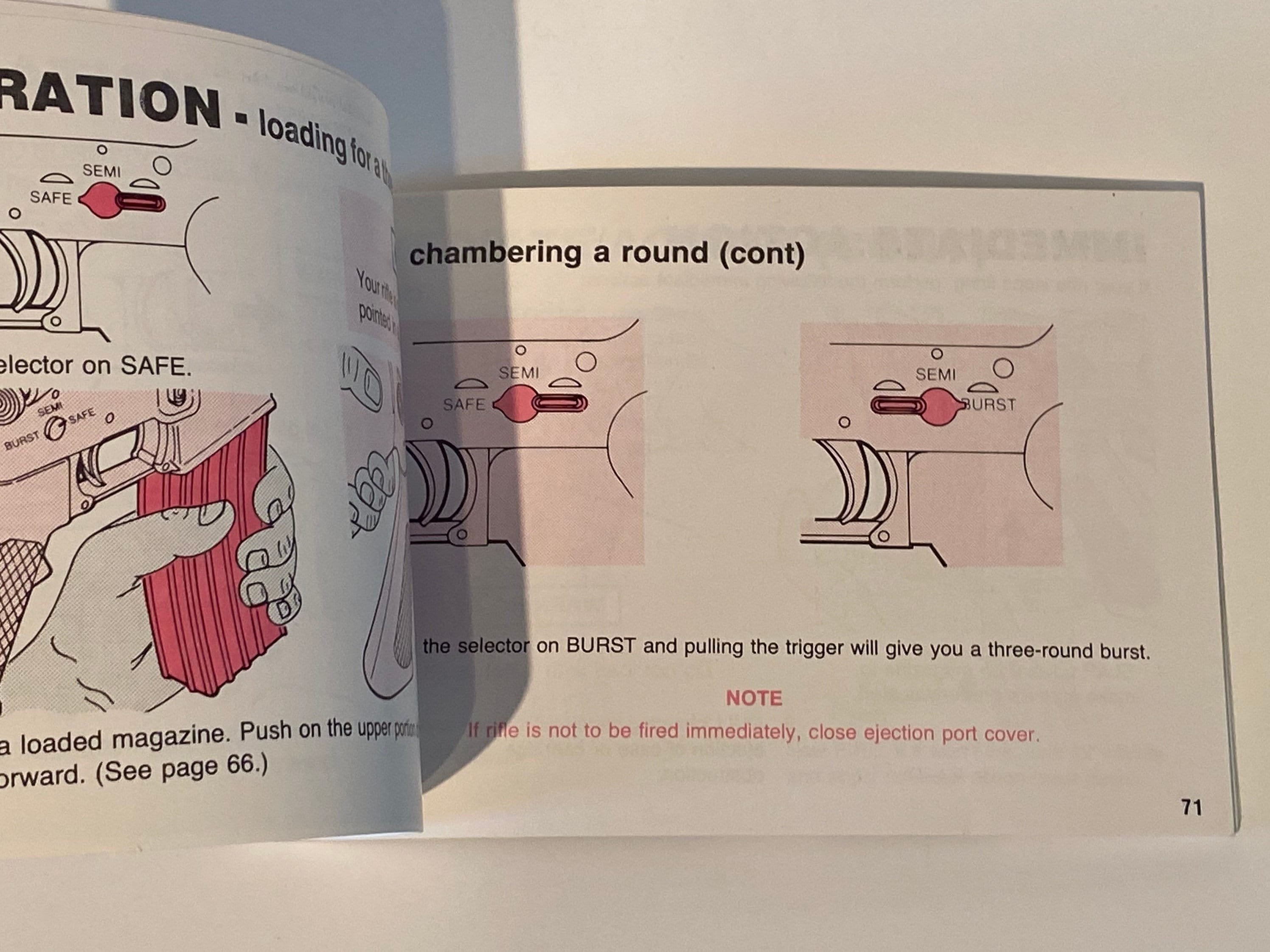 SALE Vintage M16 A2 W/E Rifle Operators Manual U.s.marine Corp U.s.army ...