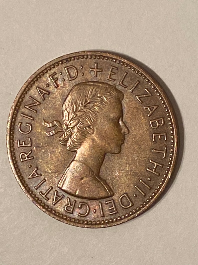 Sale 1967 ELIZABETH II Dei Gratia Regina F D One Penny Coin, Great ...