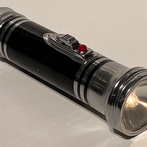 SALE Deco Antique 1920s 1930s Metal Flashlight Mid-century Vintage Old ...