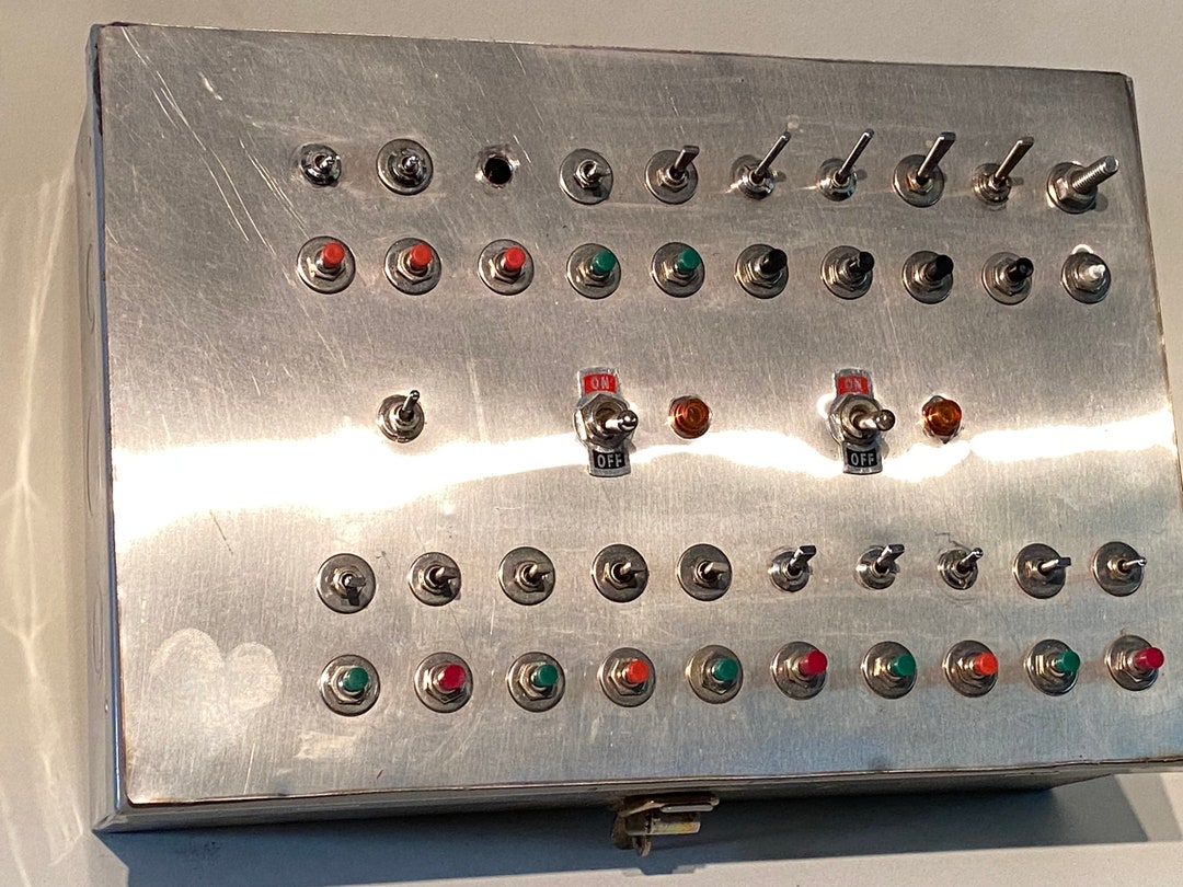 Sale Vintage Metal Buttons Flips Switches TRAIN Track Transformer ...