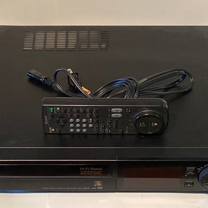 Sale ! SONY HQ Vcr Vhs Stereo Video Cassette Recorder SLV-585HF & Jog ...