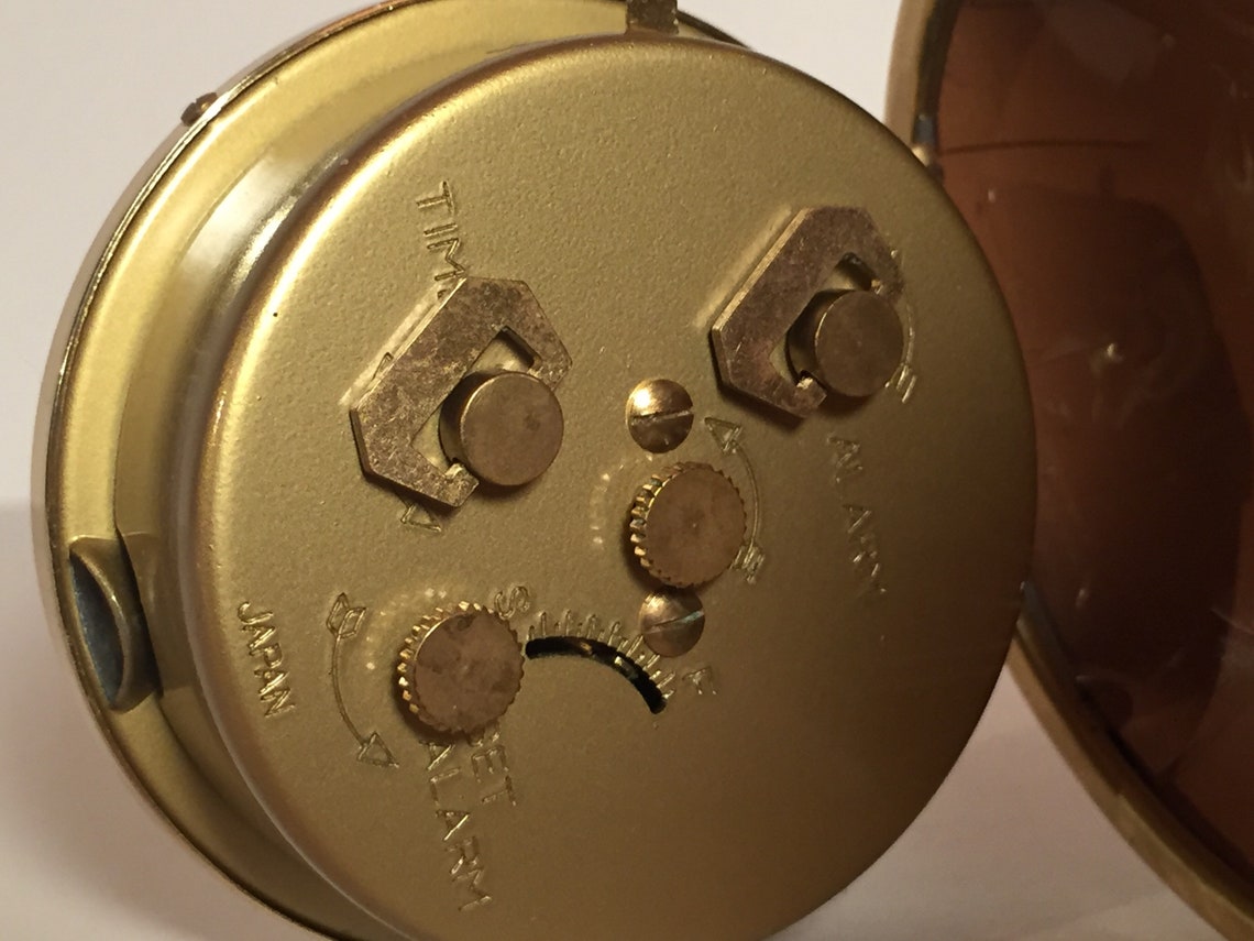 SALE Mid-century Bedside Portable Clock Westclox Travel - Etsy