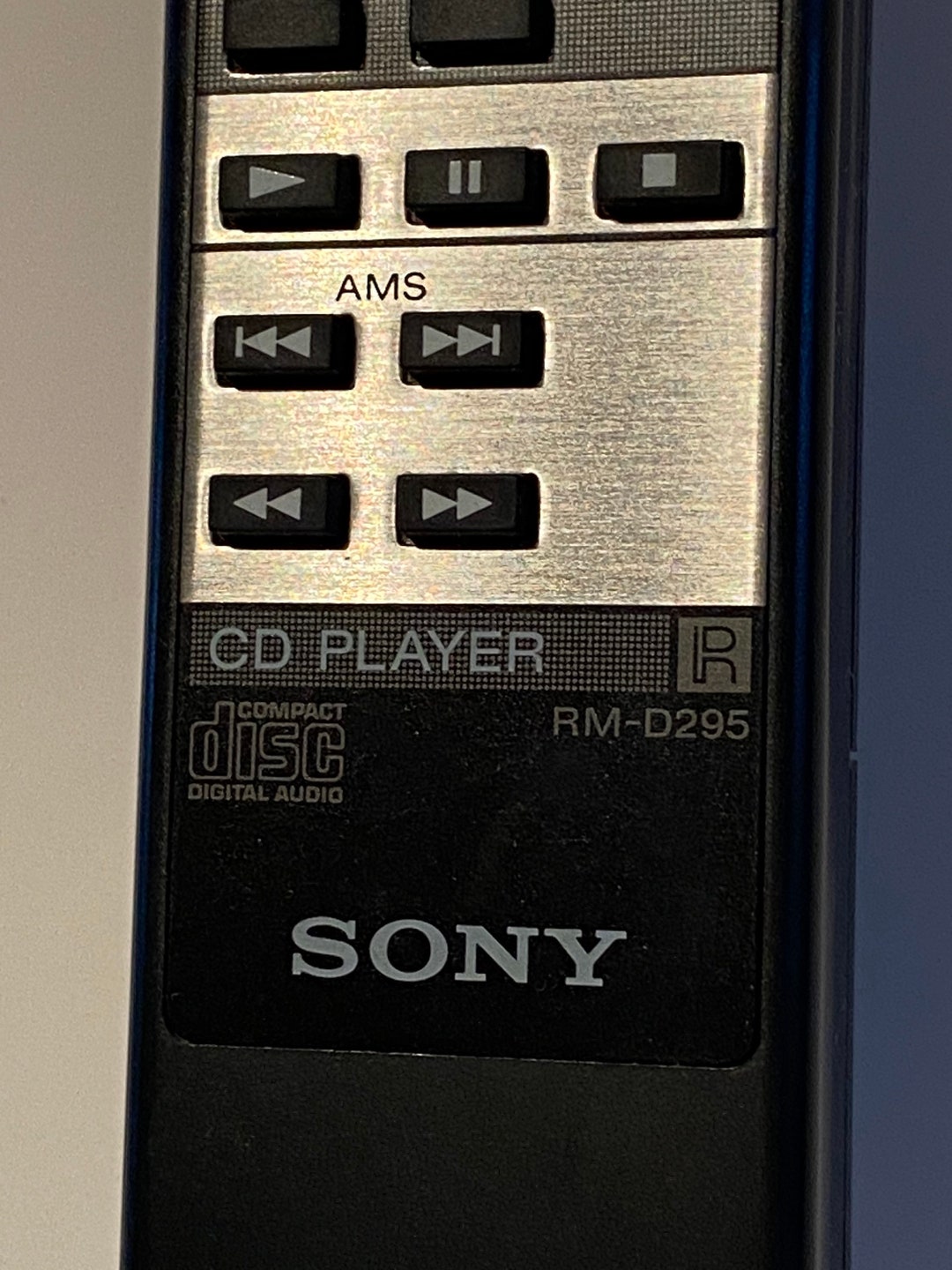 SALE 1990s OEM Original SONY Cd Player Remote Control Rm-d295 Cd ...