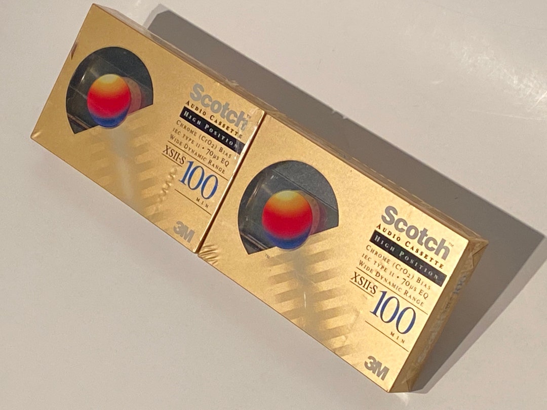 SALE ! 2 SEALED Hq Scotch Cassette Tapes for Stereo Recording Walkman ...
