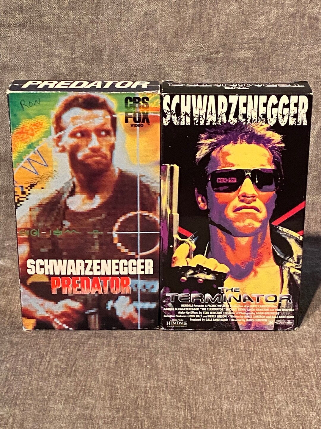 Sale ! 2 Classic FACTORY Box Vhs Predator Terminator Arnold ...