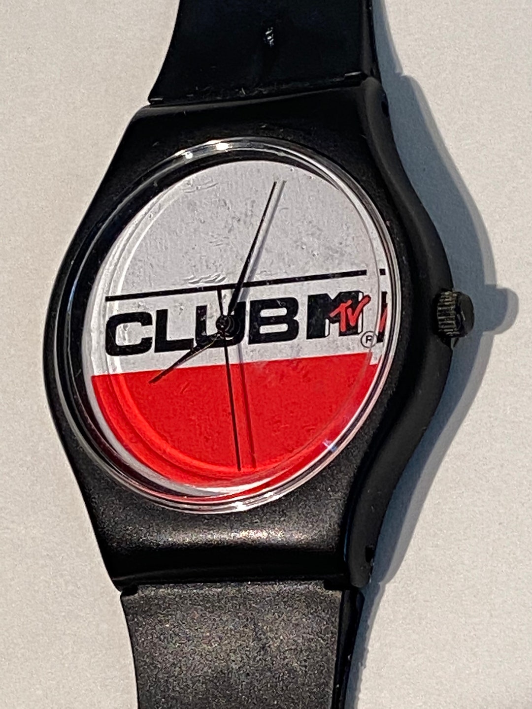 SALE ! 1990s Vintage Original CLUB MTV Watch Music Television Mens ...