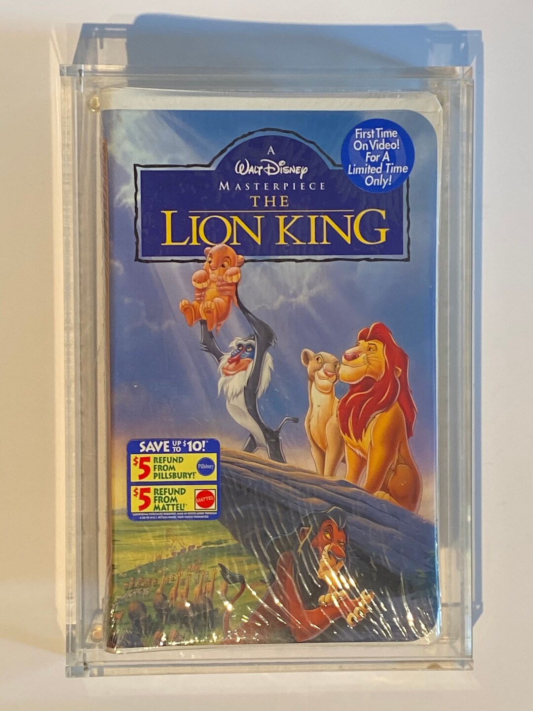Sale ! FACTORY SEALED the Lion King Vhs Tape Home Video Rare New Proof ...