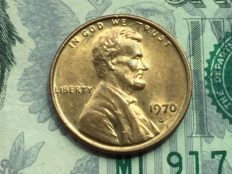 SALE Rare 1970 S Lincoln Memorial Cent Known Double Die Obverse Error ...