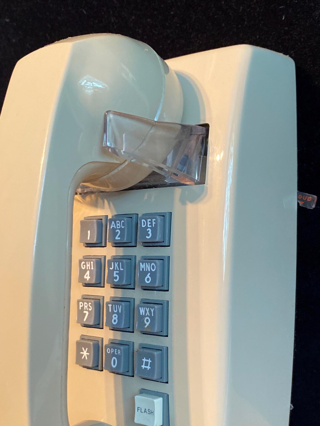 SALE ! Classic Vintage Metal Wall Mount Push Button Telephone Phone Mcm ...