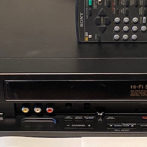 Sale ! SONY HQ Vcr Vhs Stereo Video Cassette Recorder SLV-585HF & Jog ...