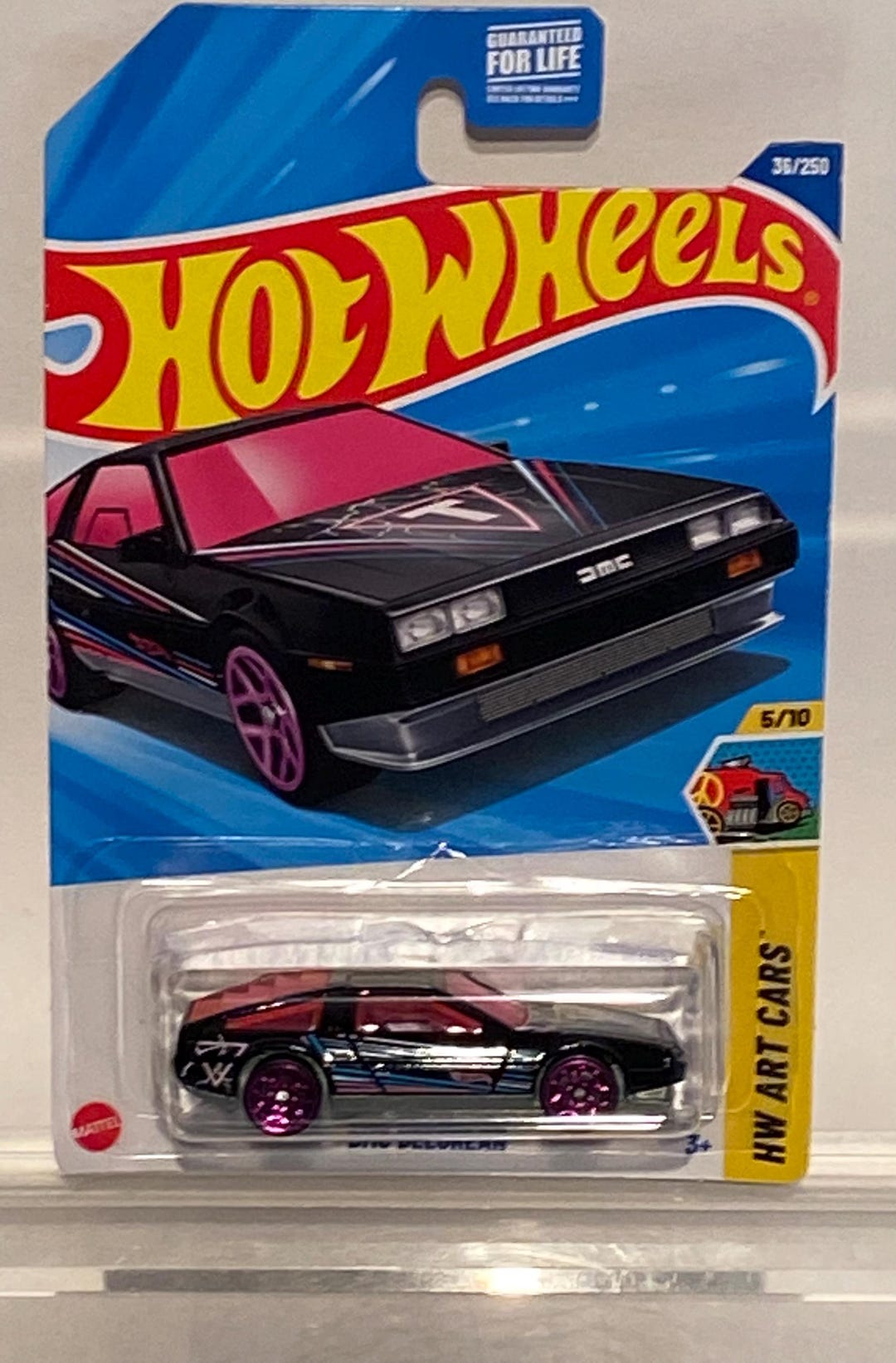 Sale ! Sealed HOT WHEELS DMC Delorean Hw Art Cars Mattel Rare Metal 36/ ...