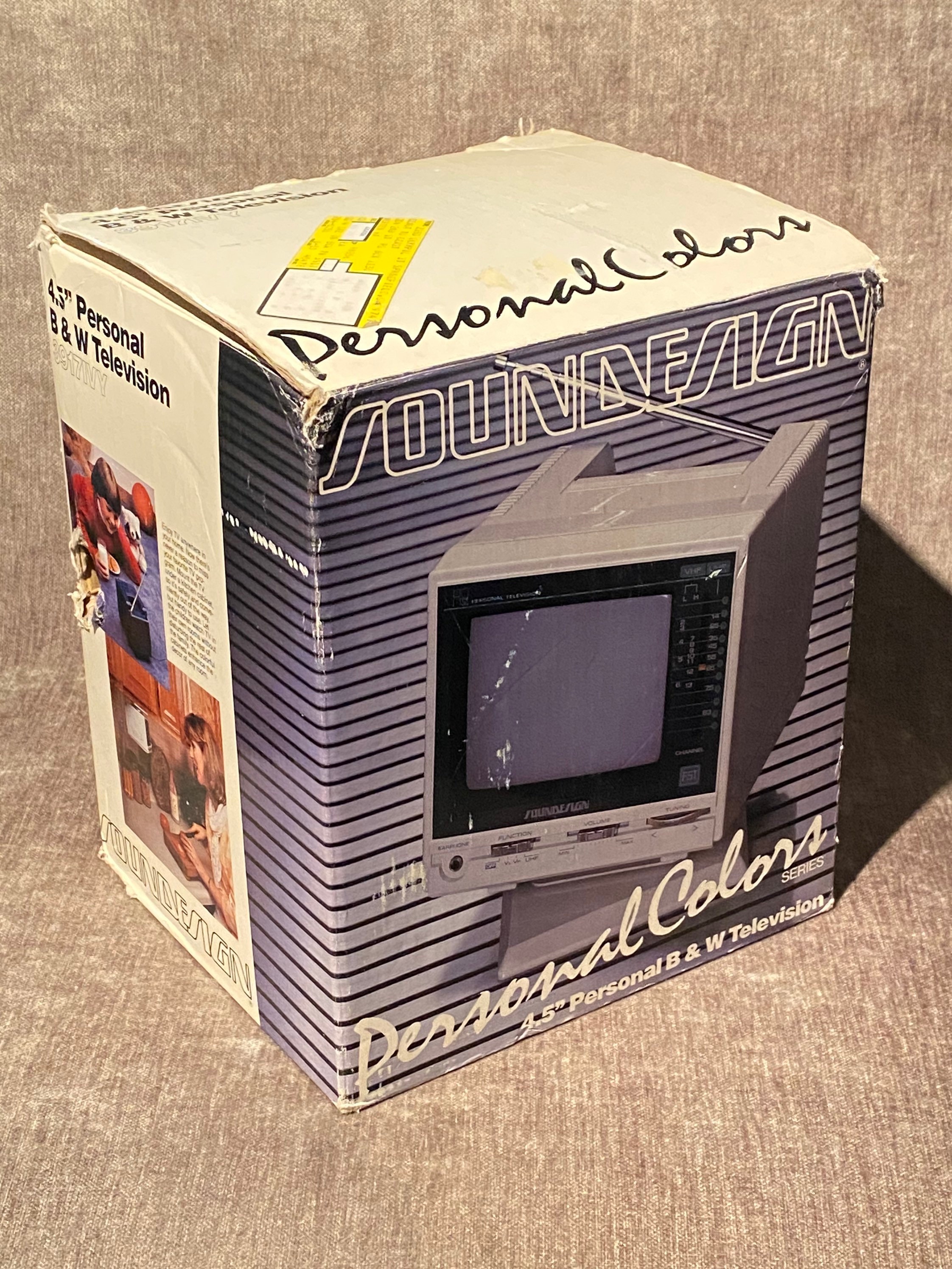 Sale NIB White TV Television History Portable 1980s Compact - Etsy