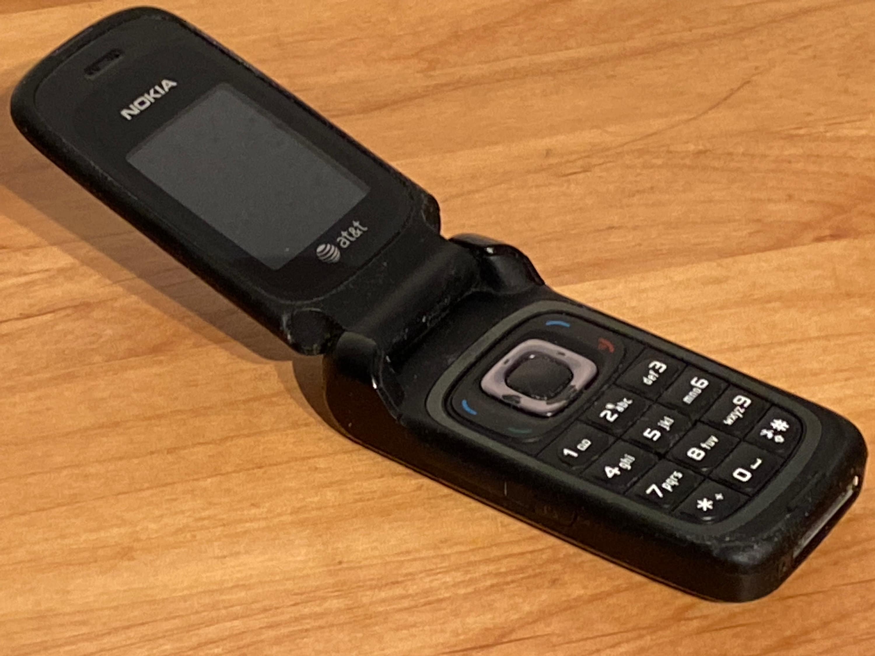 SALE 1990s 90s Vintage Flip Phone Nokia Black Mobile Cell Phone ...