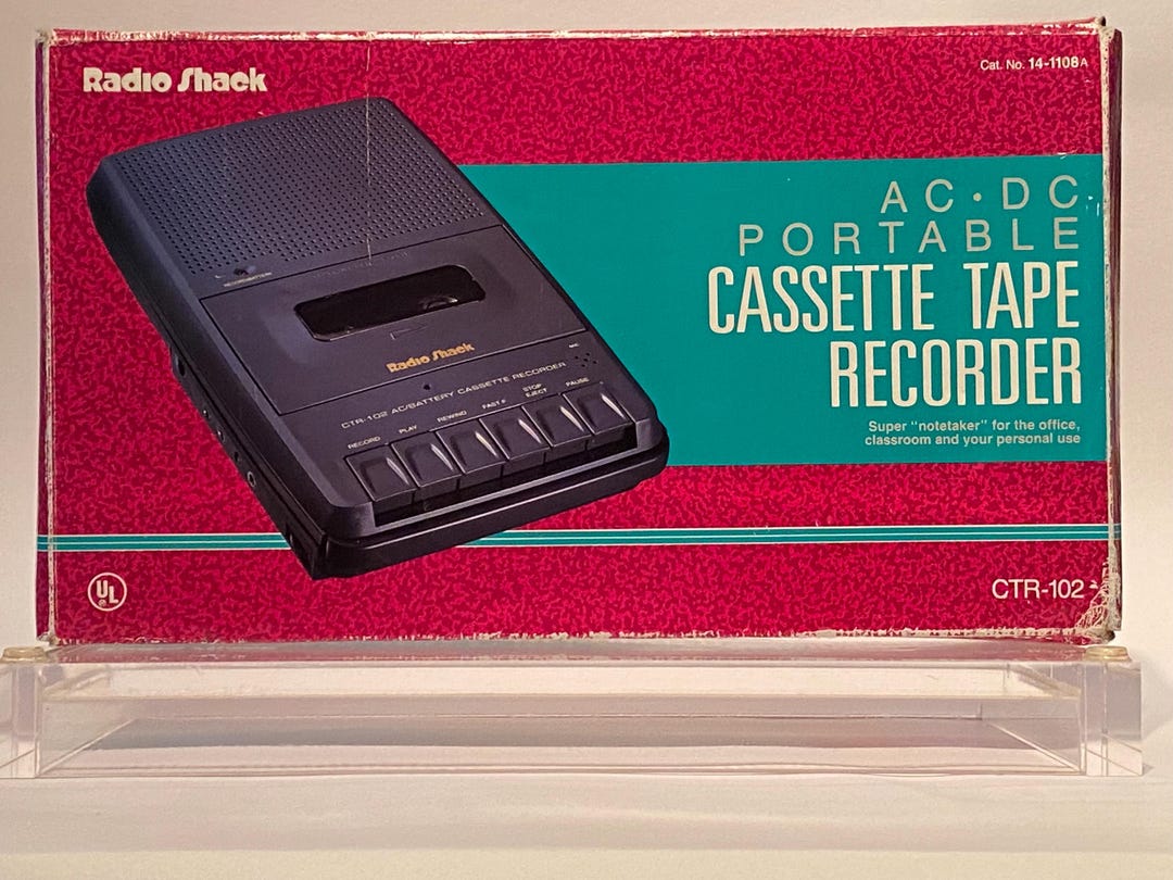 Sale ! Radio Shack New in Box Cassette Tape Recorder Ac Dc Portable Nib ...