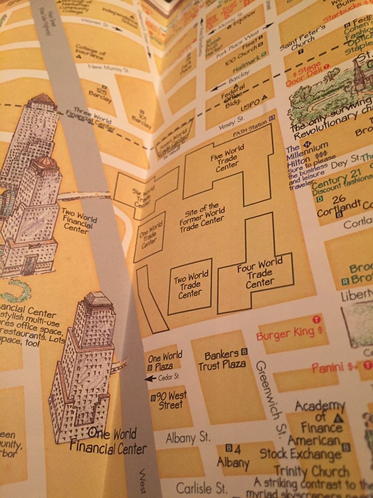 Sale 2 New York City Mapeasy Guidemaps Upper and Lower Manhattan World ...