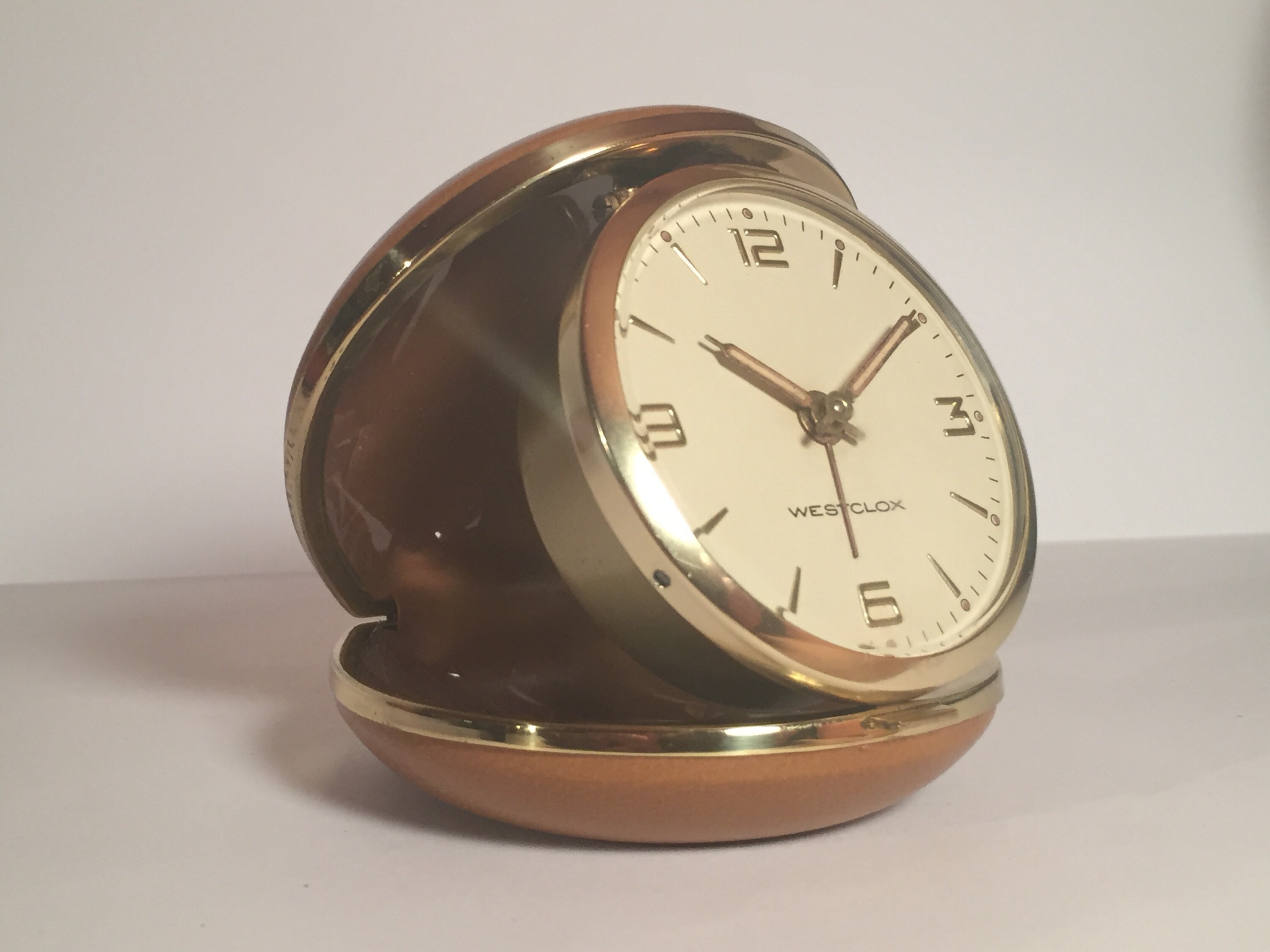 SALE Mid-century Bedside Portable Clock Westclox Travel - Etsy