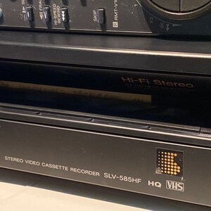 Sale ! SONY HQ Vcr Vhs Stereo Video Cassette Recorder SLV-585HF & Jog ...