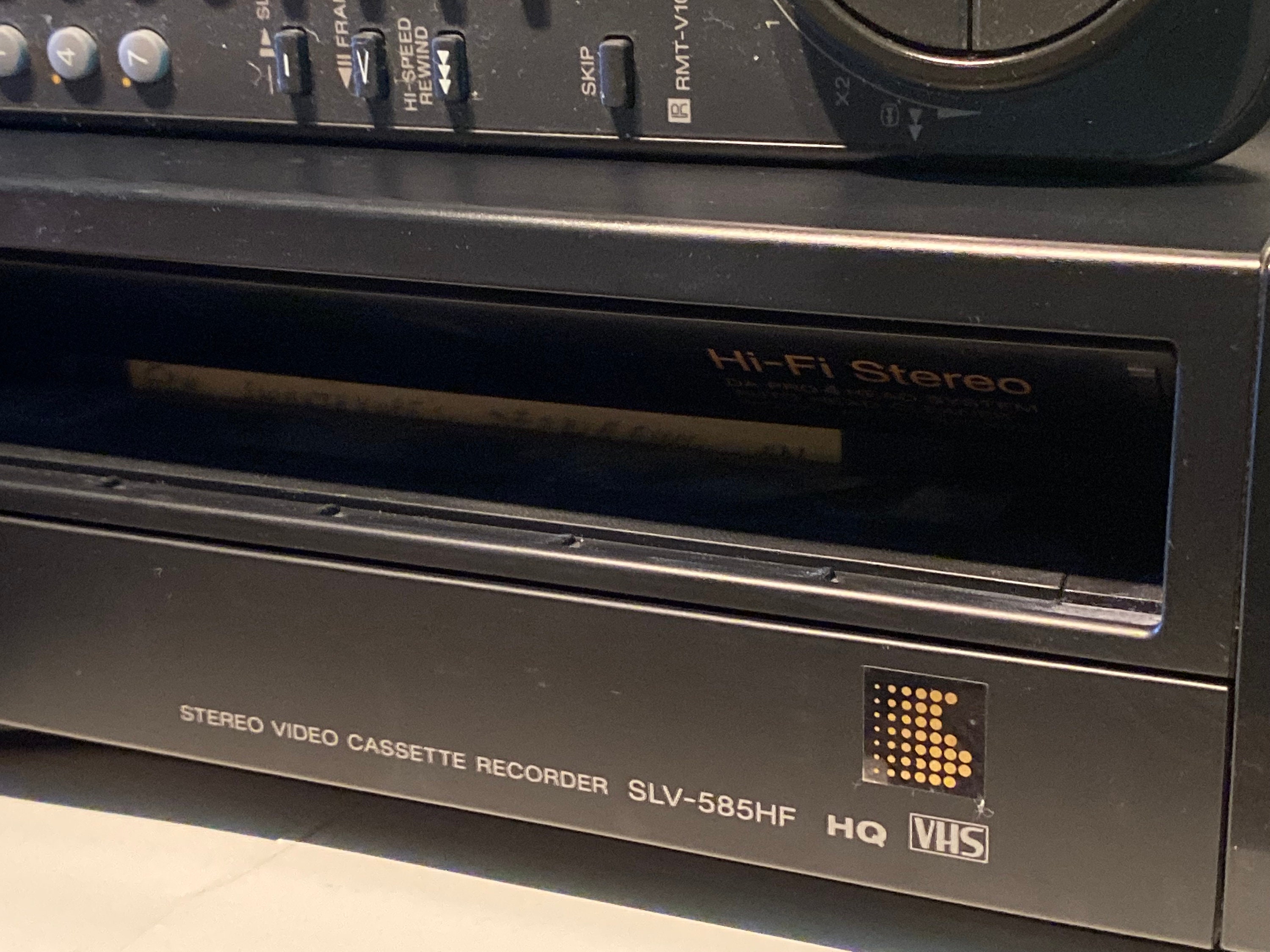 Sale ! SONY HQ Vcr Vhs Stereo Video Cassette Recorder SLV-585HF & Jog ...