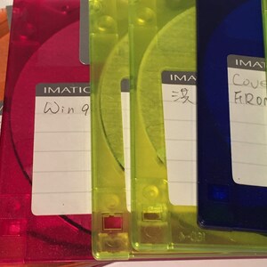 Sale 1990s 3.5” Floppy Disks Windows 98 Excel 90s 80s Computer Discs Pc ...