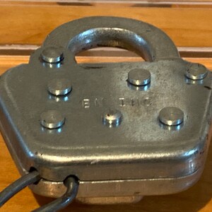 Sale ! BIG Fat Antique KELINE Steel Lock Lockset Chain Metal Heavy ...