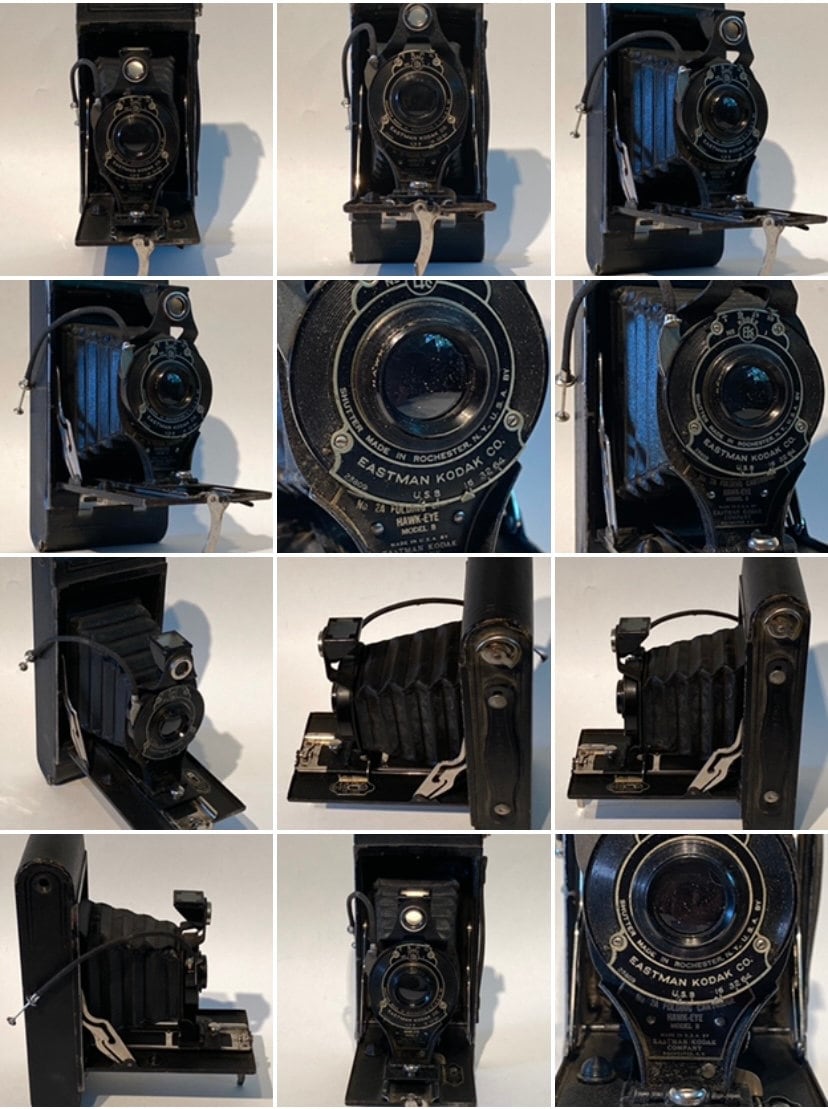 SALE Antique Eastman KODAK No. 2A Folding Cartridge Camera Hawkeye ...