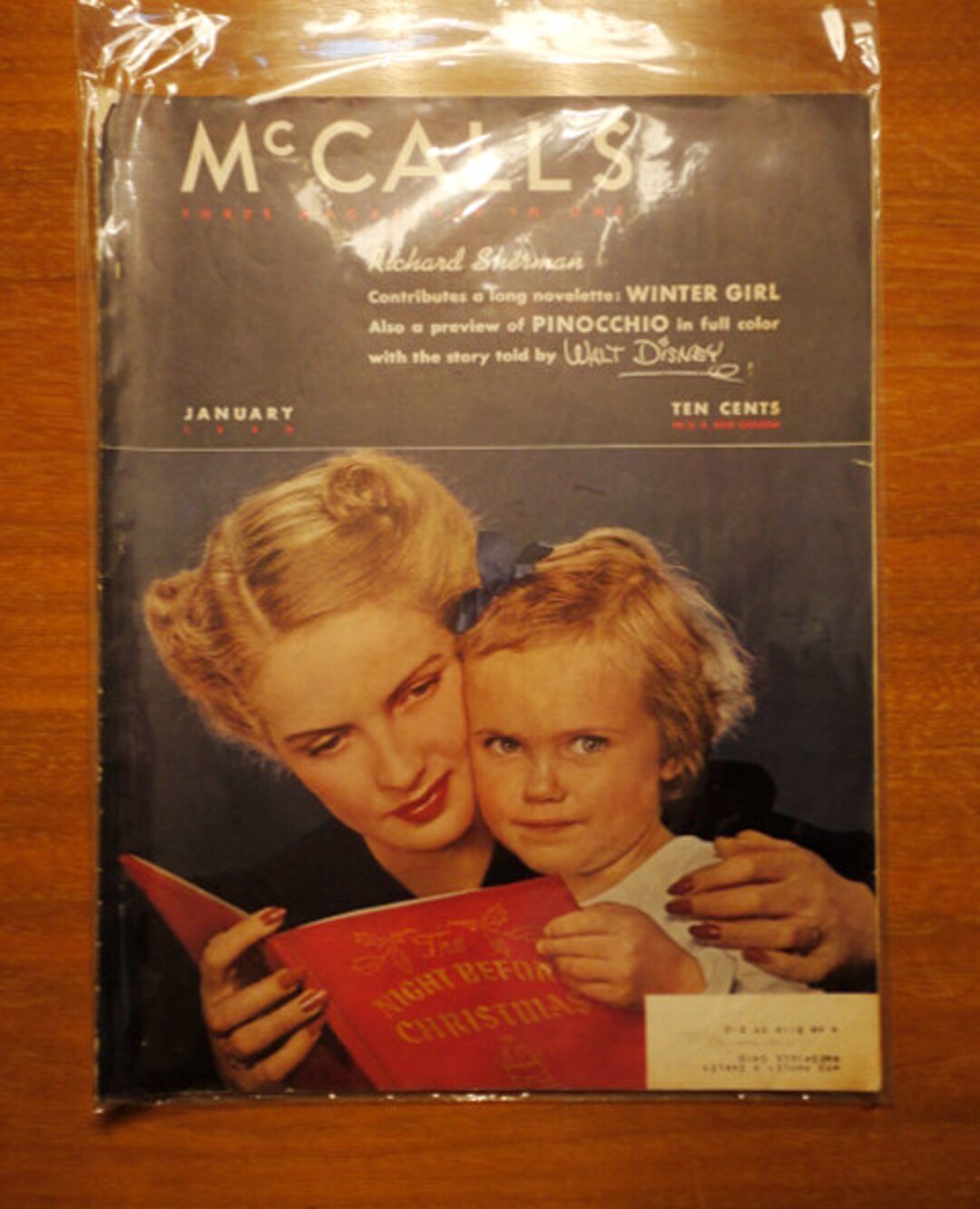 SLE 1940's 40s Complete Magazine Vintage January Jan 1940 Mccalls Mc ...
