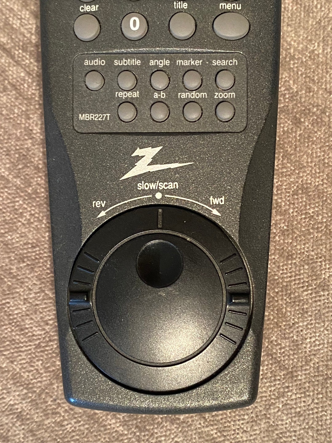 SALE ! Original Zenith Remote Control Jog Dial VCR Vhs Video Cassette ...