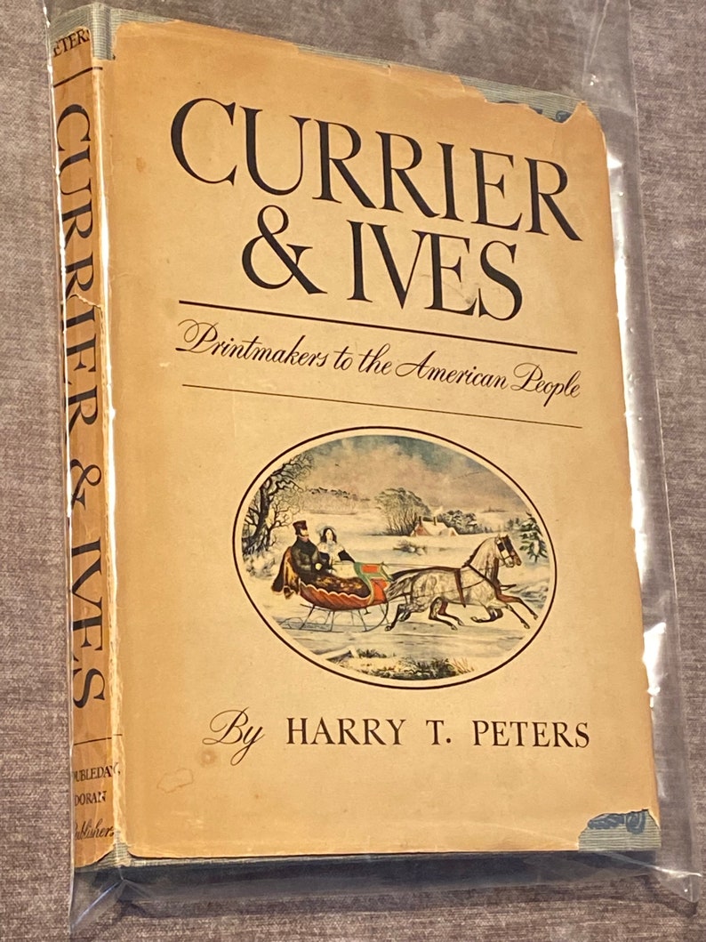 Sale ! 1942 CURRIER & IVES Printmaker to the American People Dj Dust ...
