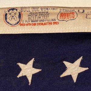 Antique 48 Star American Flag Mid Century 40s 1950s Wwii Historical ...