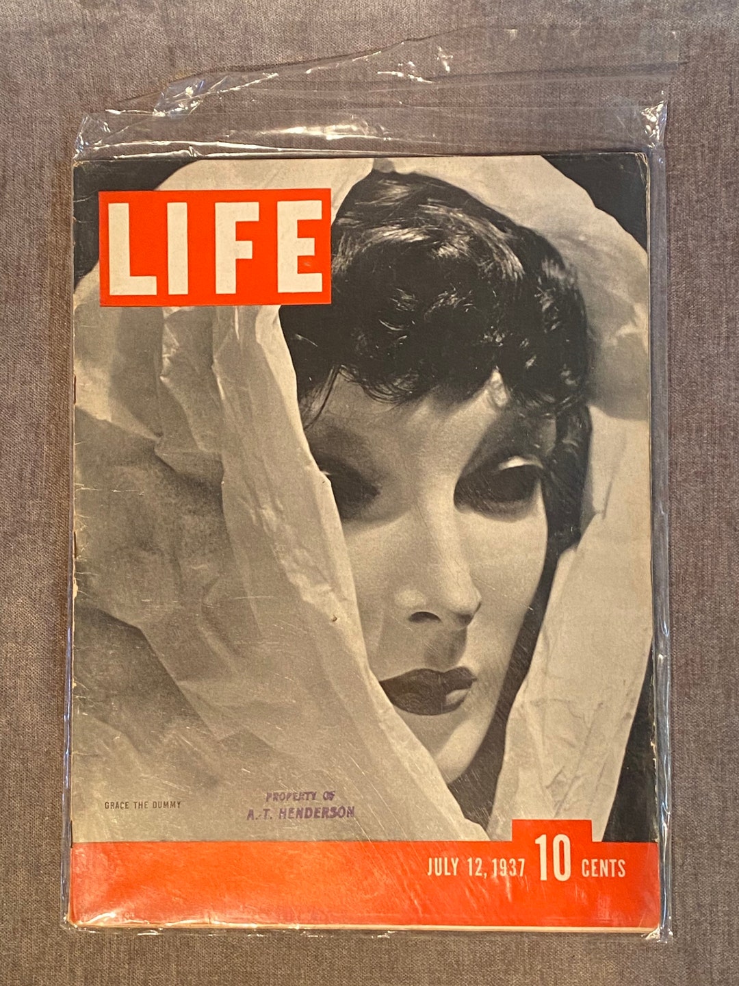 SALE ! 1937 LIFE Magazine July 12, 1937 Grace the Dummy Wwii Royals ...