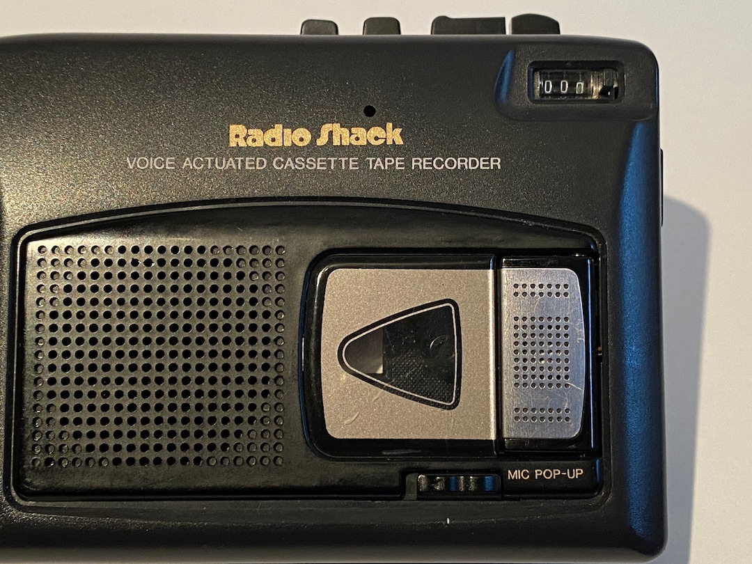 SALE Quality Radio Shack Voice Acuated Tape Cassette Player Recorder ...