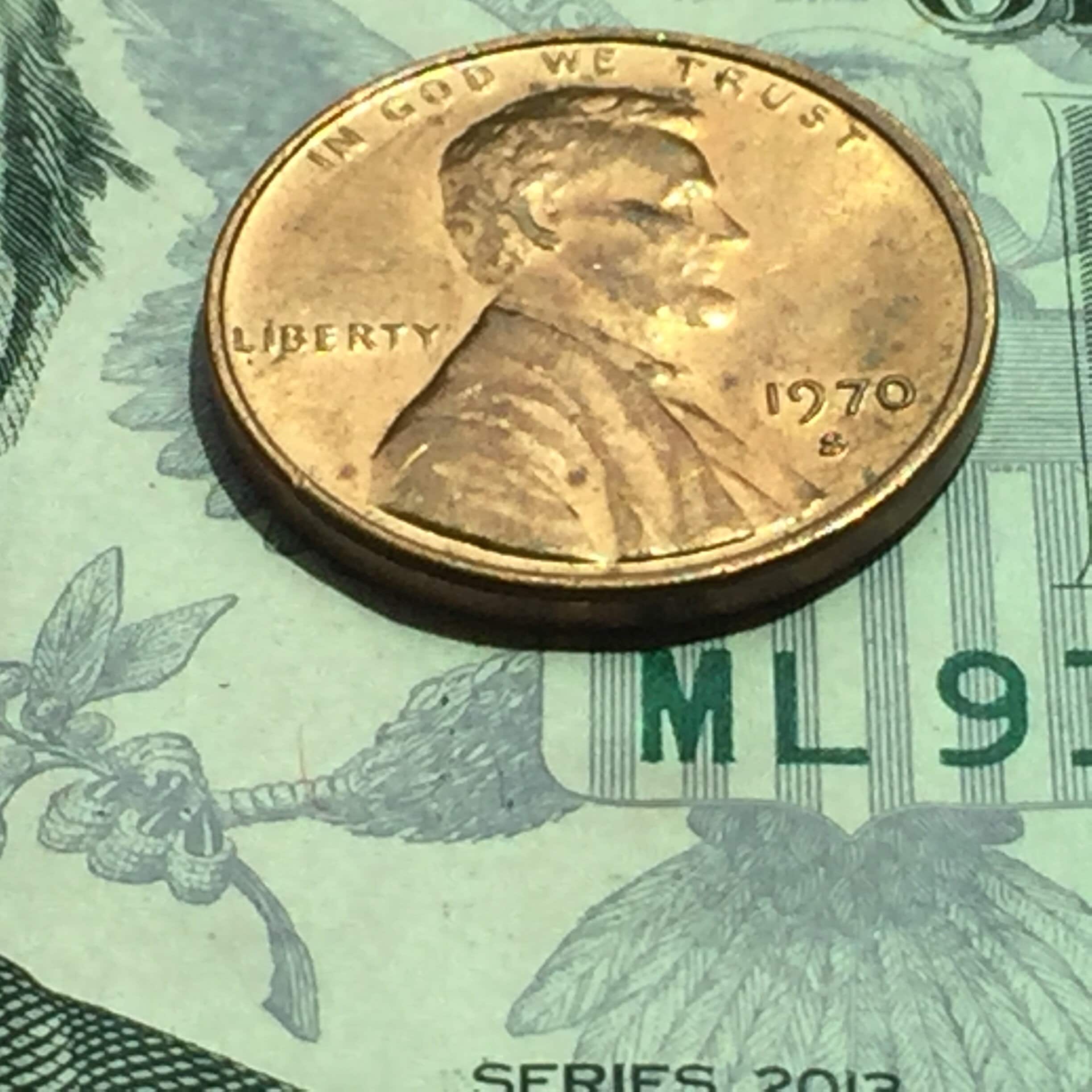 SALE Rare 1970 S Lincoln Memorial Cent Known Double Die Obverse Error ...