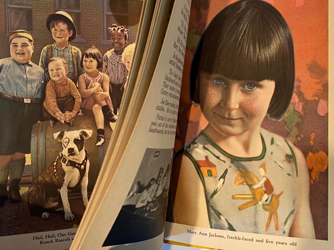 Sale ! 1929 A Story of Gang Little Rascals Book Color Photos Behind the ...