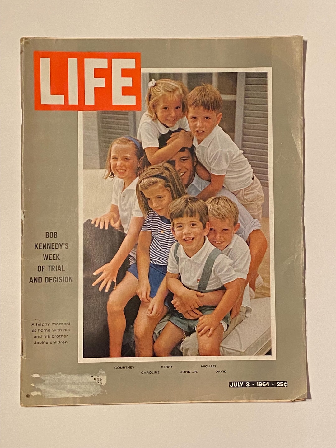 Sale ! Vintage JFK LIFE July 3rd 1964 Magazine Historical John F ...