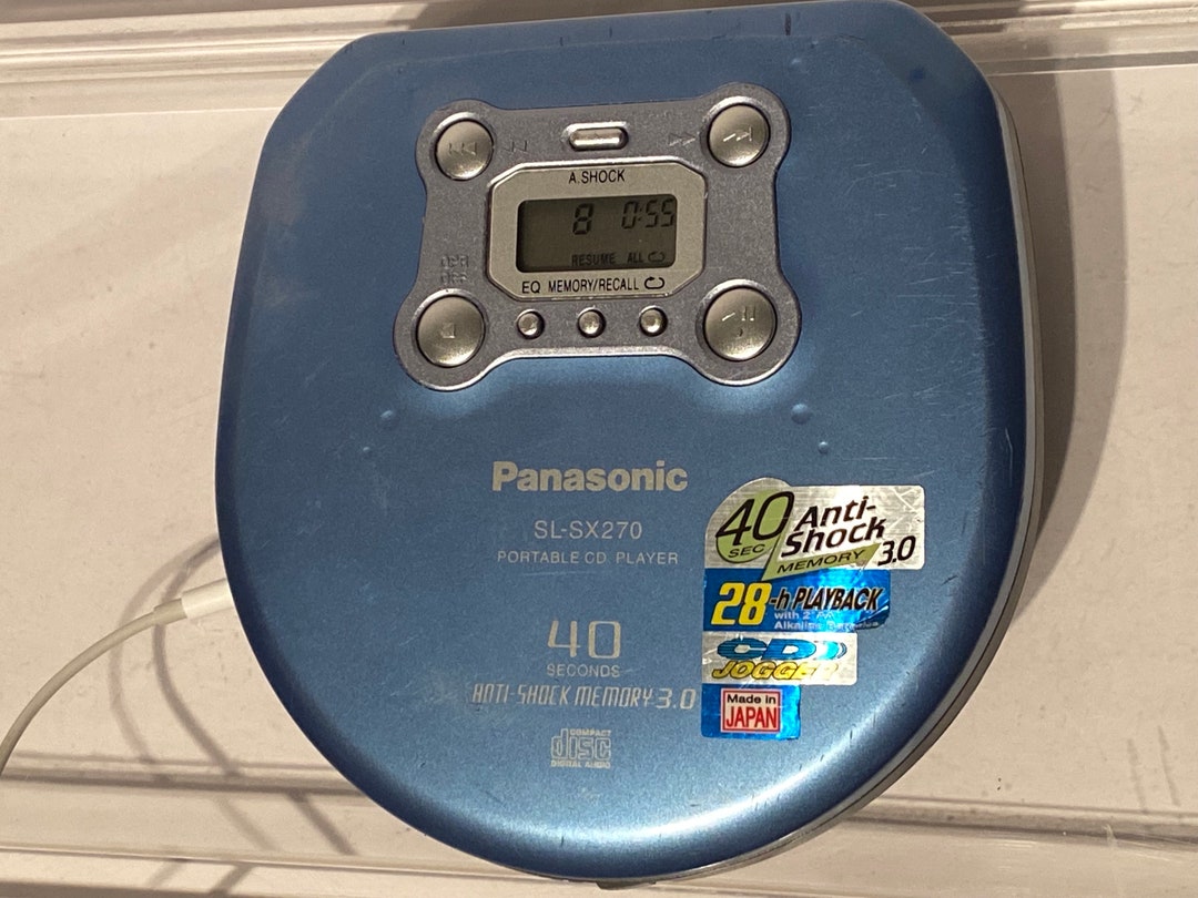 Sale ! PANASONIC Portable Compact Disc Player Discman Portable Digital ...