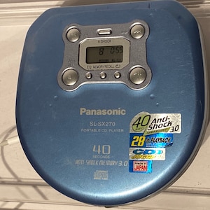 Sale ! PANASONIC Portable Compact Disc Player Discman Portable Digital ...