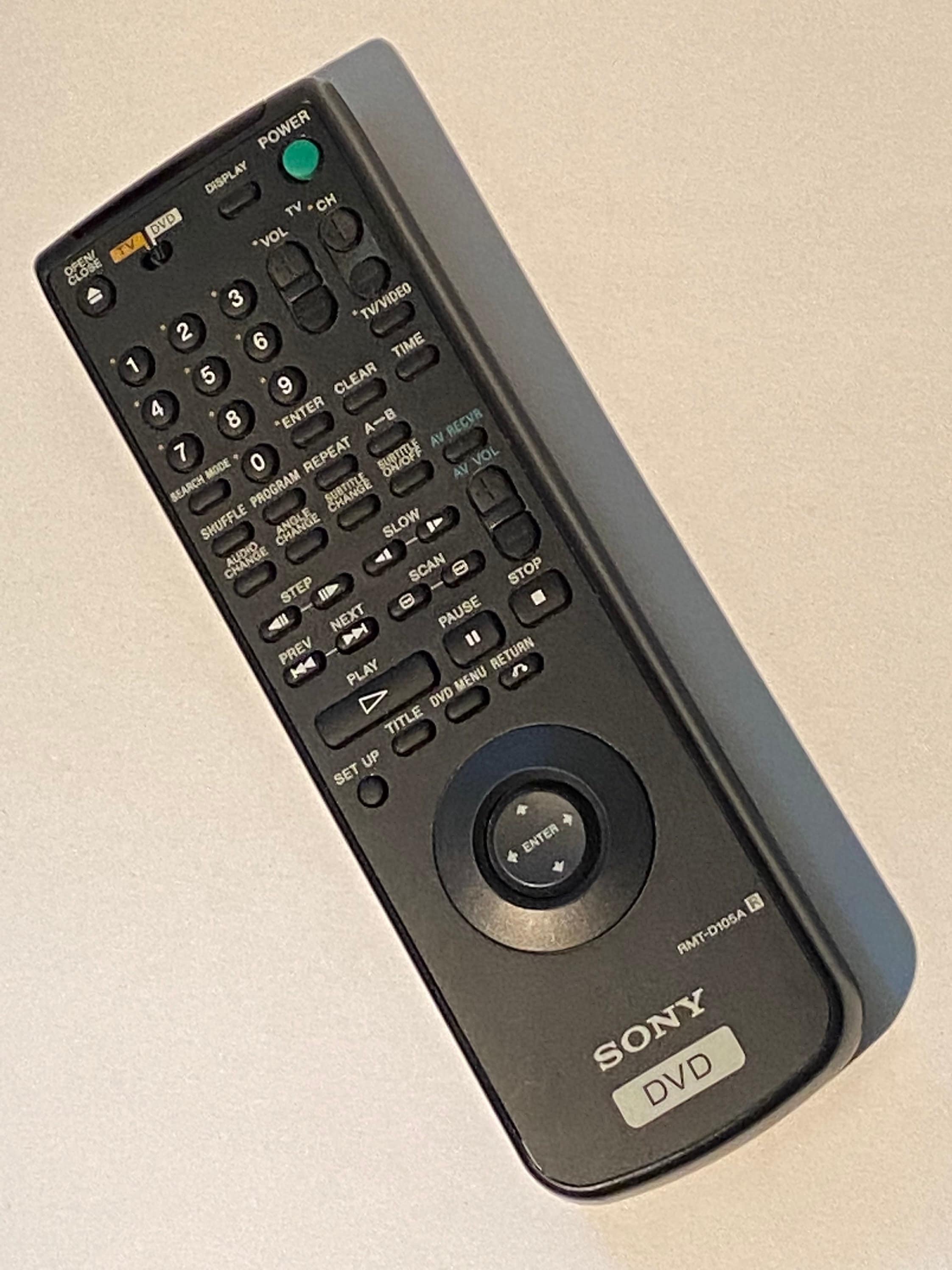 SALE SONY Oem RMT-D105A Remote Control Dvd Cd Player Dvp-s3000 Dvp ...