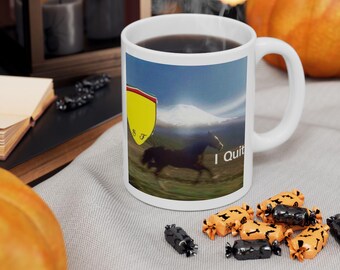 I Quit Ferrari Meme | Ceramic Mug | Meme Styled Motorsports Formula 1 ...